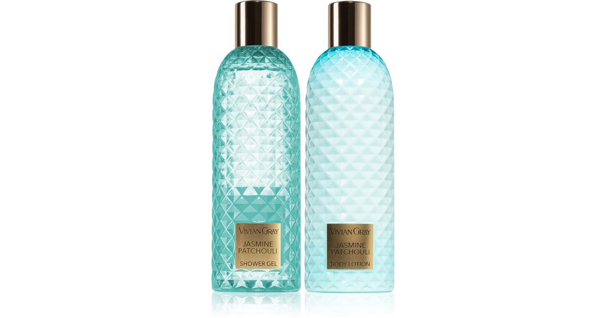 Vivian Gray Gemstone Jasmine & Patchouli gift set for soft and smooth ...