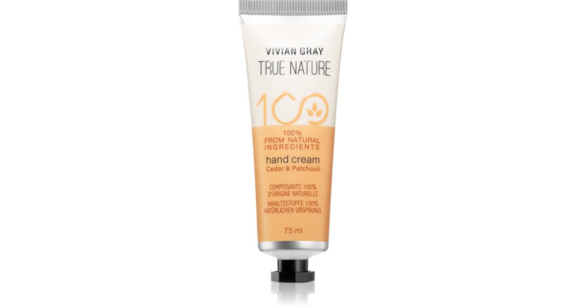 Vivian Gray True Nature Cedar & Patchouli moisturising hand cream ...