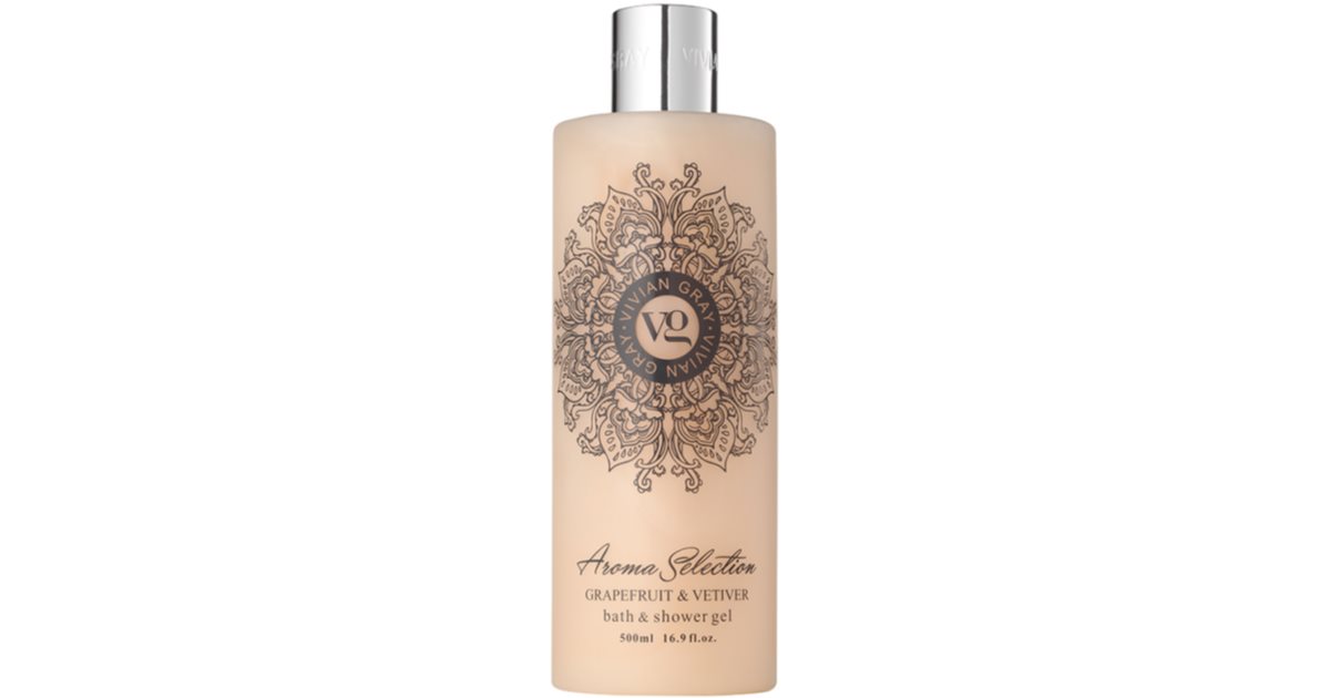 Vivian Gray Aroma Selection Grapefruit & Vetiver shower and bath gel ...