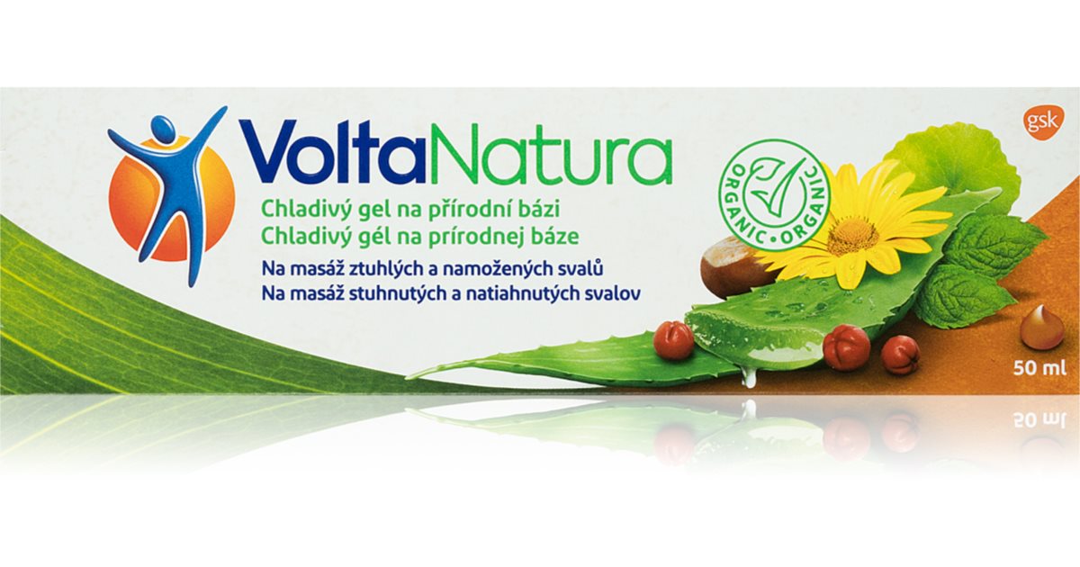VoltaNatura Cooling gel Massage Gel for muscle regeneration | notino.ie