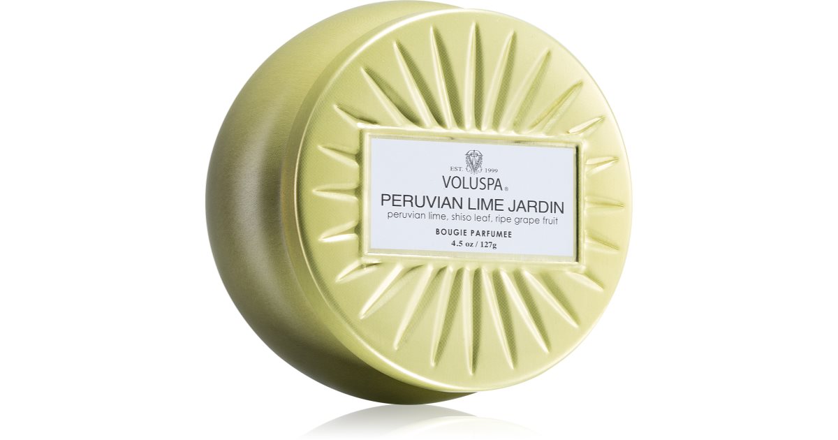 VOLUSPA Vermeil Peruvian Lime Jardin dišeča sveča v pločevinki | notino.si