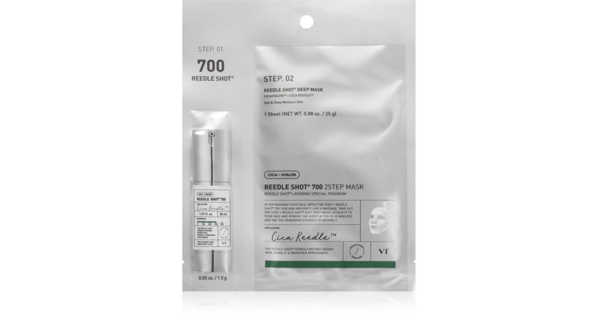 VT Cosmetics Reedle Shot 700 2-Step Mask intenzivna obnovitvena maska ...