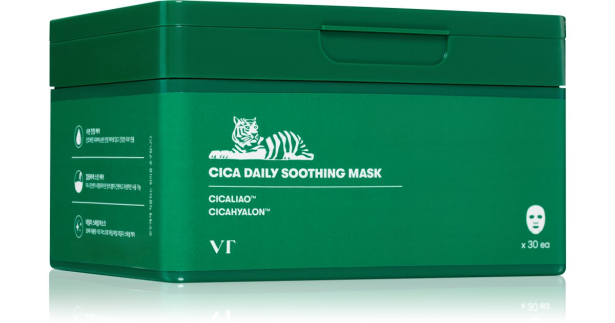 VT Cosmetics Cica Daily Soothing Mask intensely moisturising face mask ...