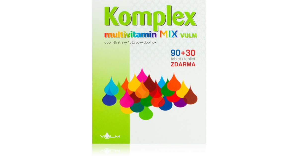 VULM Komplex multivitamin Mix tablety pro podporu imunitního systému ...