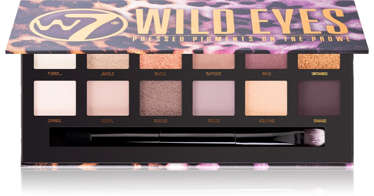 W7 Cosmetics Wild Eyes палітра тіней | notino.ua | Великий асортимент