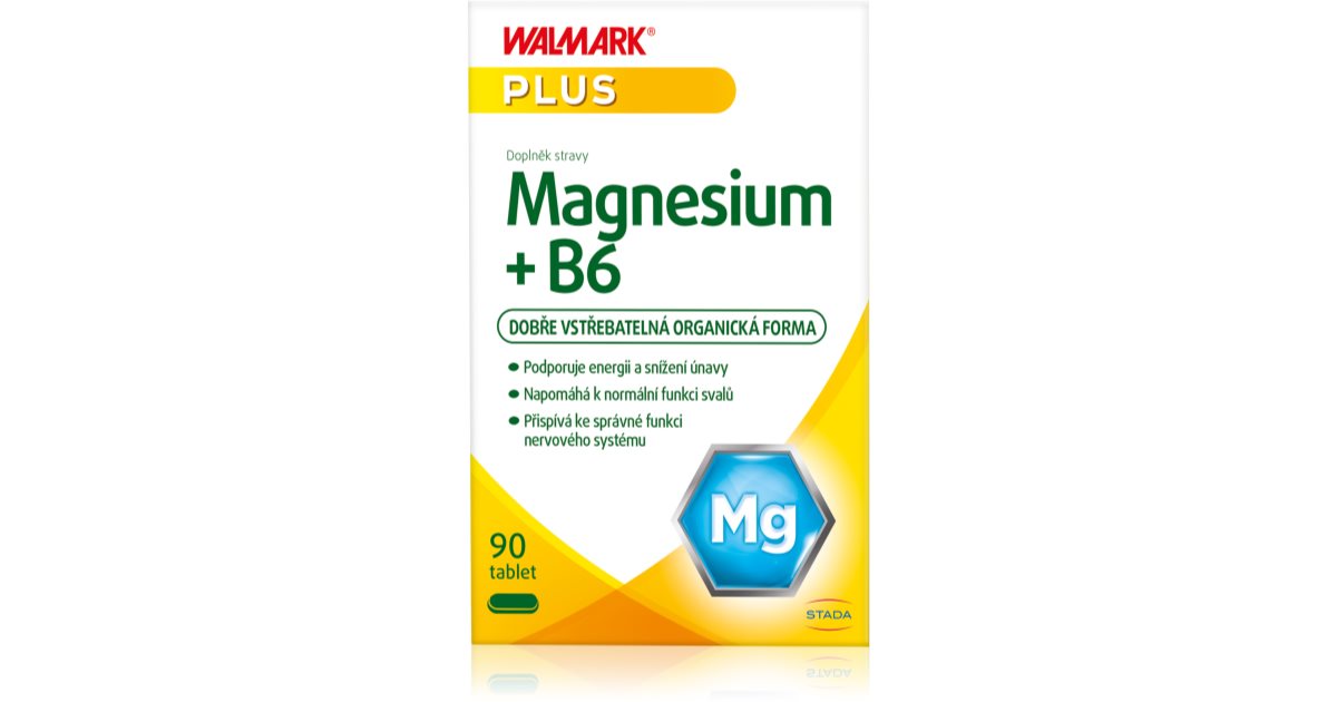 Walmark Magnesium + B6 tablety urychlující regeneraci po zvýšené ...