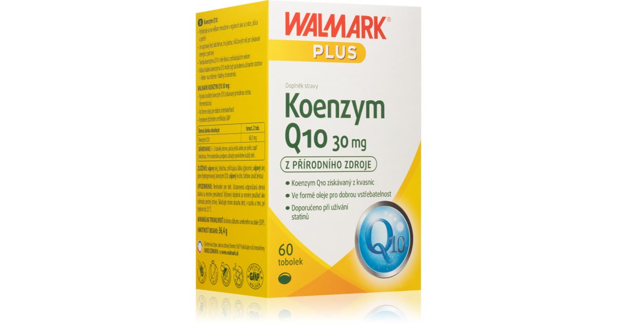 Walmark Koenzym Q10 30mg kapsle s koenzymem Q10 | notino.cz