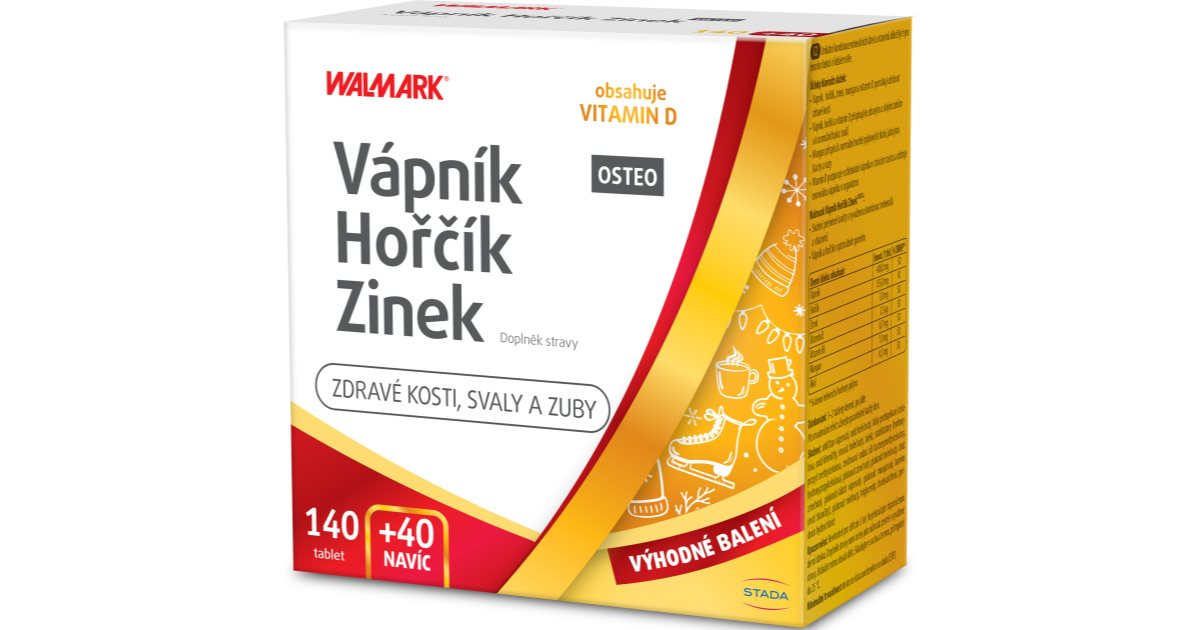 Walmark Vápnik-Horčík-Zinok darčekové balenie tablety na podporu ...