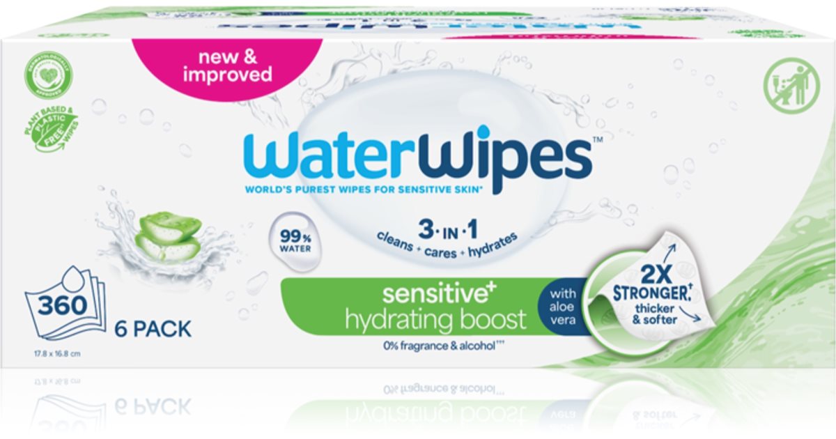 WaterWipes Hydrating Clean refreshing wet wipes | notino.co.uk