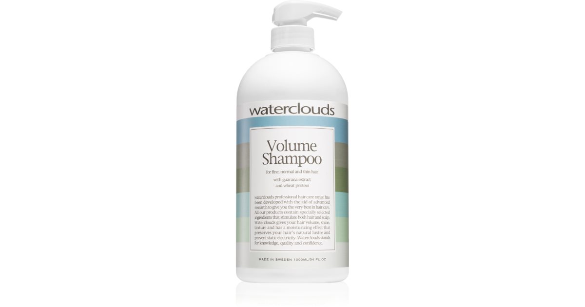 Waterclouds Volume Shampoo shampoing pour donner du volume aux cheveux ...
