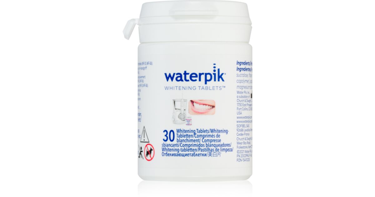 Waterpik Whitening Tablets tabletki wybielające do irygacji jamy ustnej