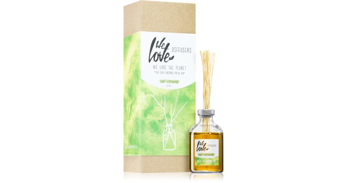 We Love The Planet You Love Natural Fresh Air Light Lemongrass aroma ...