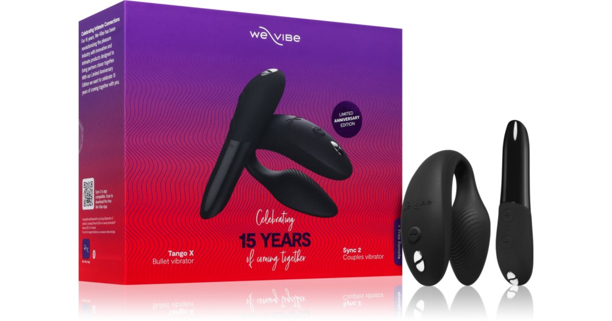 WE-VIBE 15 Year Anniversary Collection Sync 2 + Tango X комплект еротични аксесоари | notino.bg