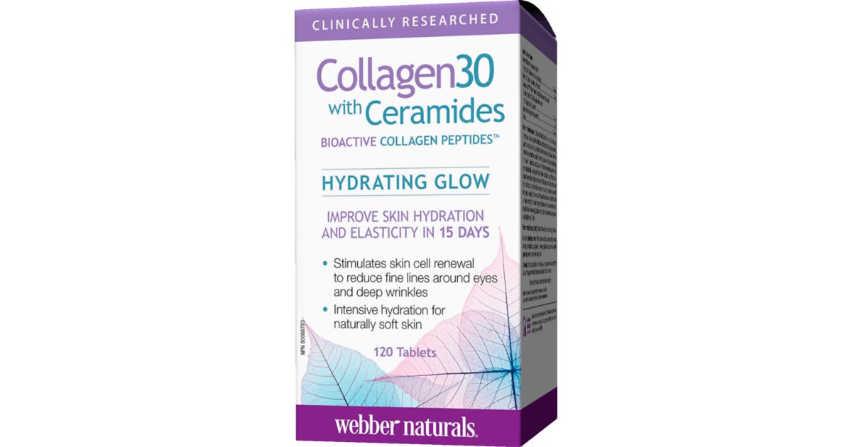 Webber Naturals Collagen30® with Ceramides tablets for hydrated ...