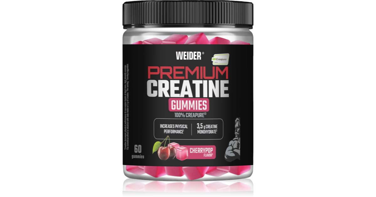 Weider Premium Creatine Gummies Gelatine-Tabletten zur Unterstützung ...