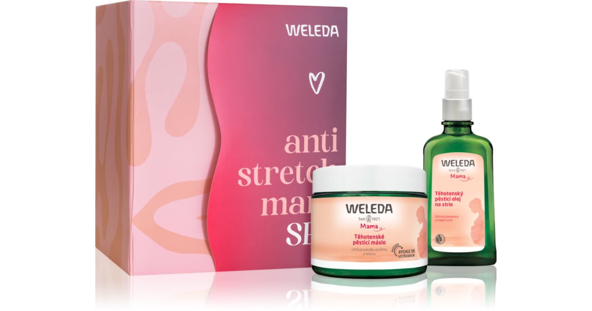 Weleda Mama La force de la nature contre les vergetures ensemble pour ...