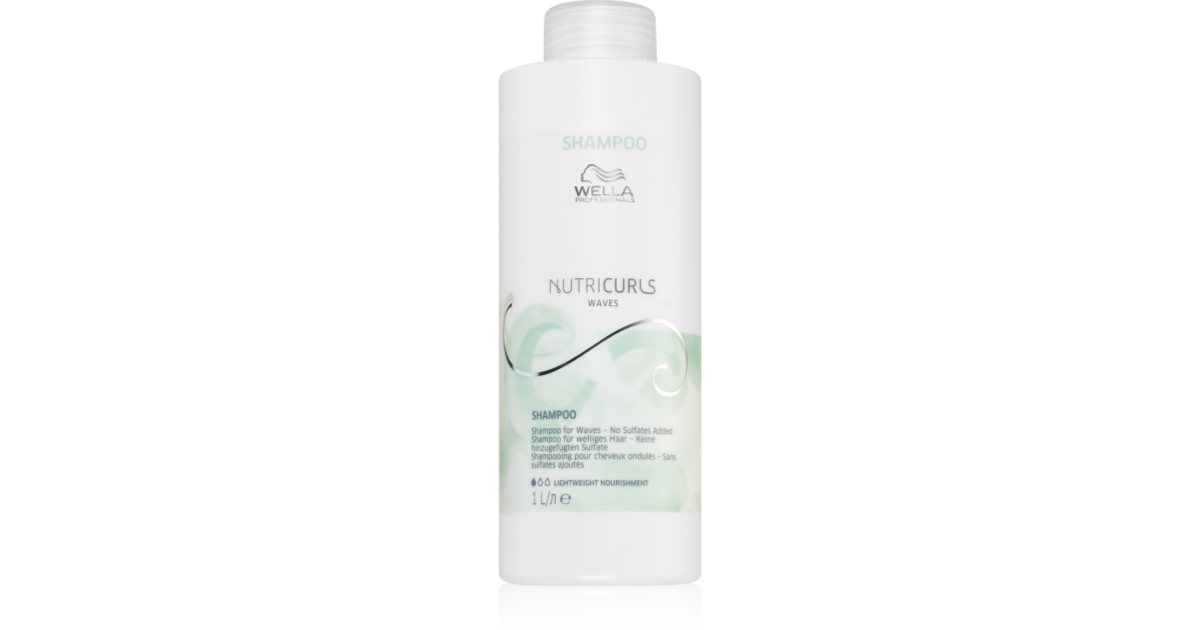 Wella Professionals Nutricurls Waves shampoing hydratant pour cheveux ...