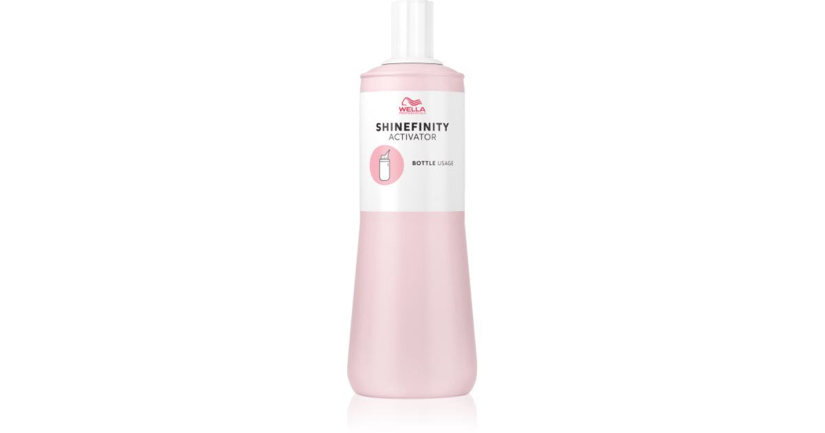 Wella Professionals Shinefinity Bottle colour developer for blondes and ...