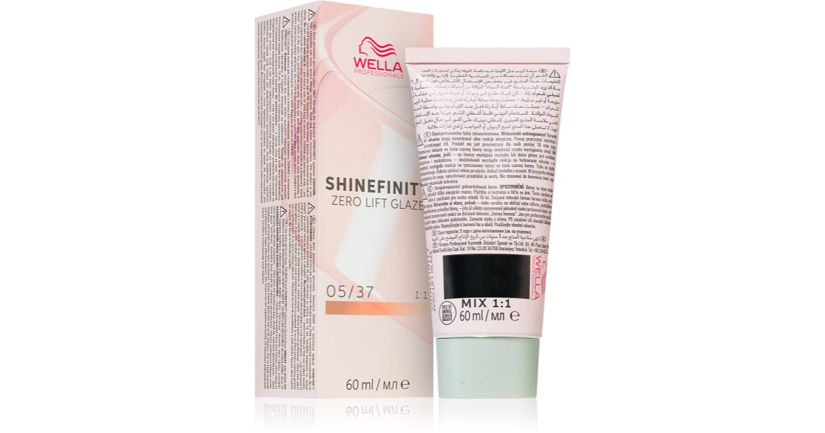 Wella Professionals Shinefinity Zero Lift Glaze semi-permanent hair dye ...