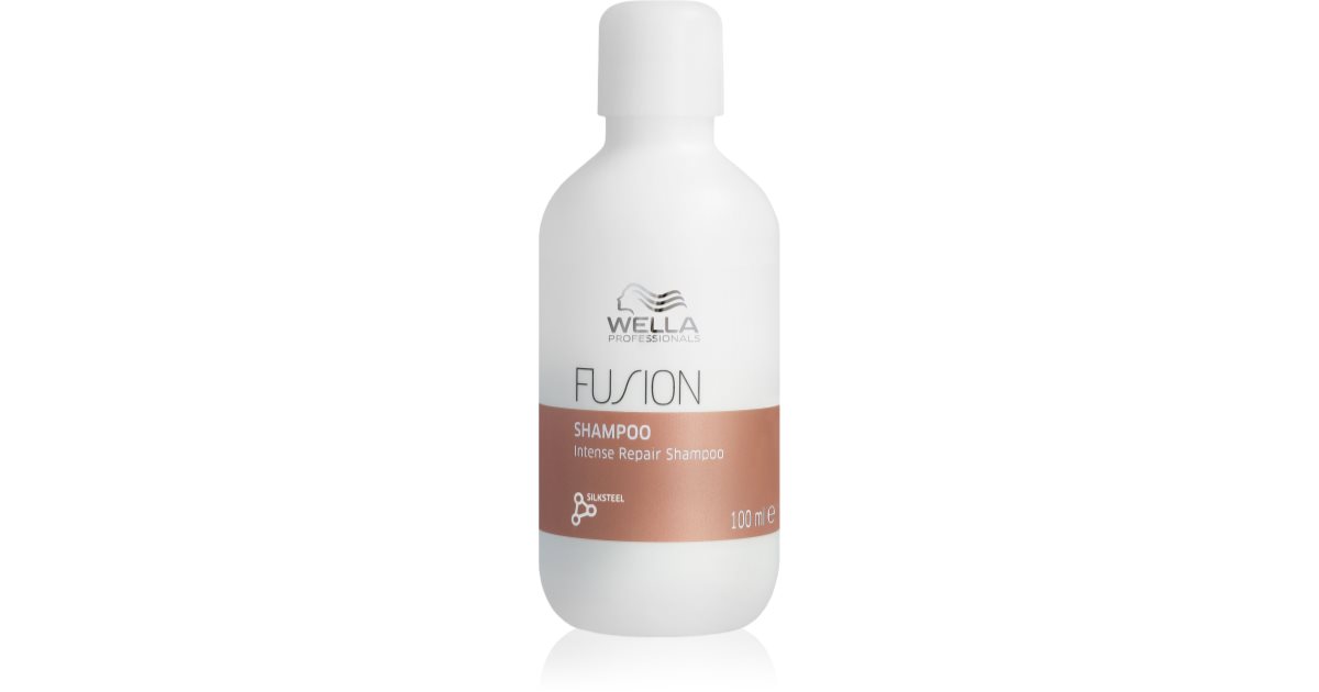 Wella Professionals Fusion shampoing régénérant pour cheveux colorés et ...