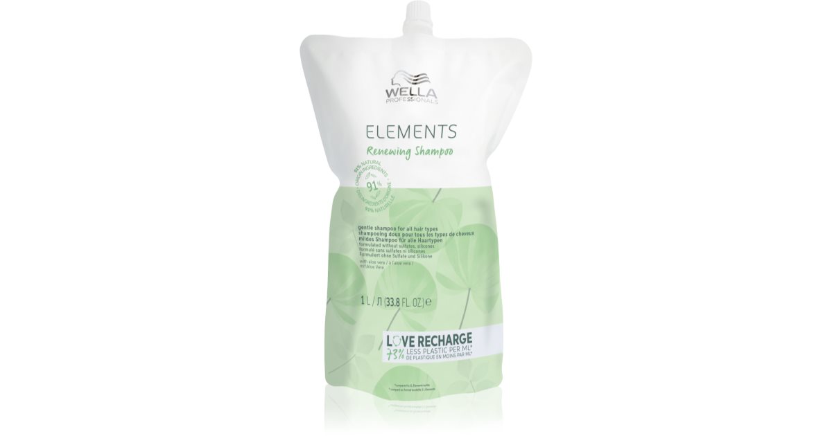Wella Professionals Elements Renewing restoring shampoo for all hair ...