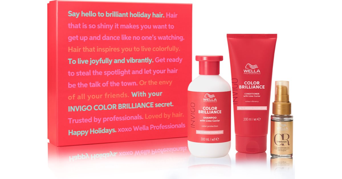 Wella Professionals Invigo Color Brilliance gift set (for fine, colour ...