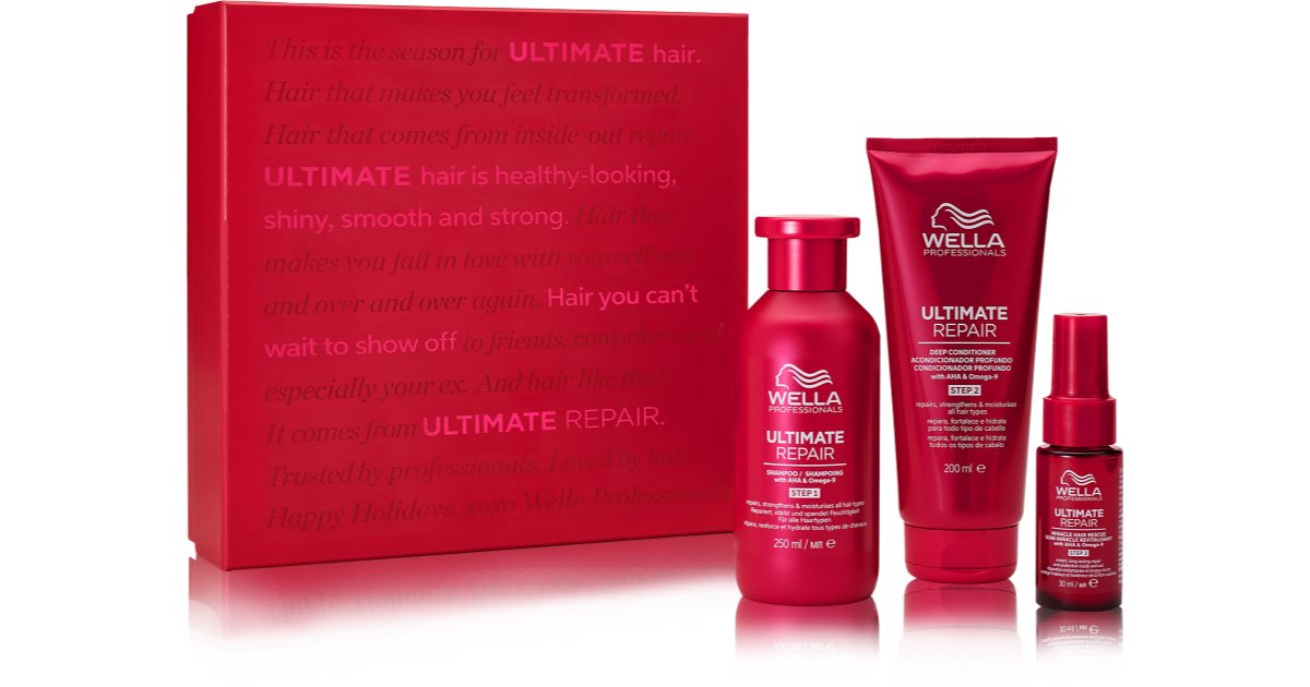 Wella Professionals Ultimate Repair Set gift set (for damaged and colour-treated hair) | notino ...