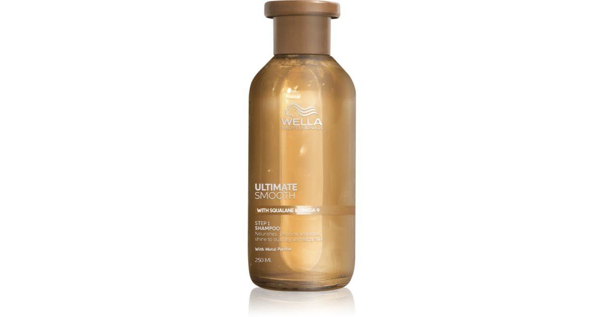 Wella Professionals Ultimate Smooth Shampoo shampoing nourrissant intense pour des cheveux ...