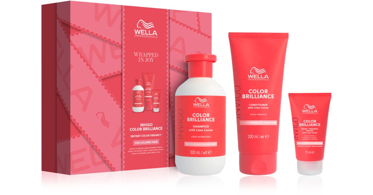 Wella Professionals Invigo Color Brilliance Gift Set for colour ...