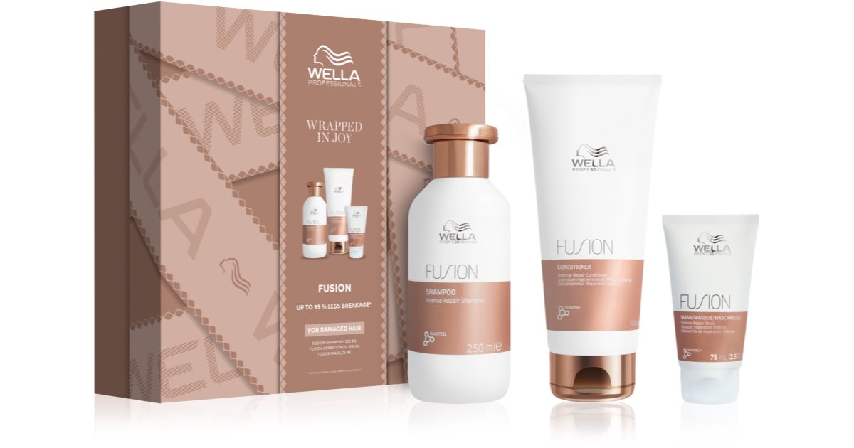 Wella Professionals Fusion gift set (for damaged and colour-treated ...
