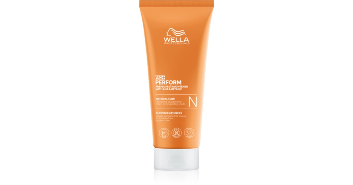 Wella Professionals Perform+ Straightener N Permanent Wave for natural ...