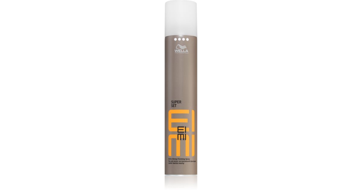 Wella Professionals Eimi Super Set laca de cabelo fixação extra forte ... Wella Professionals Eimi Super Set laca de cabelo fixação extra forte ...