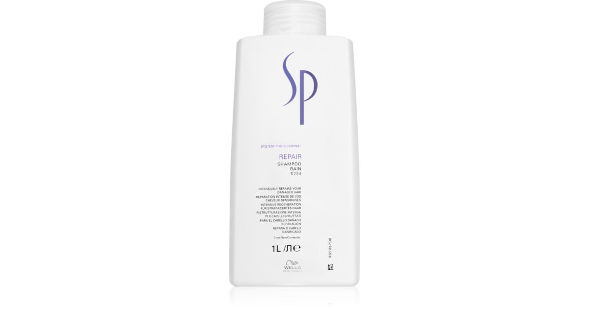 Wella Professionals SP Repair shampoo for damaged chemically treated hair notino