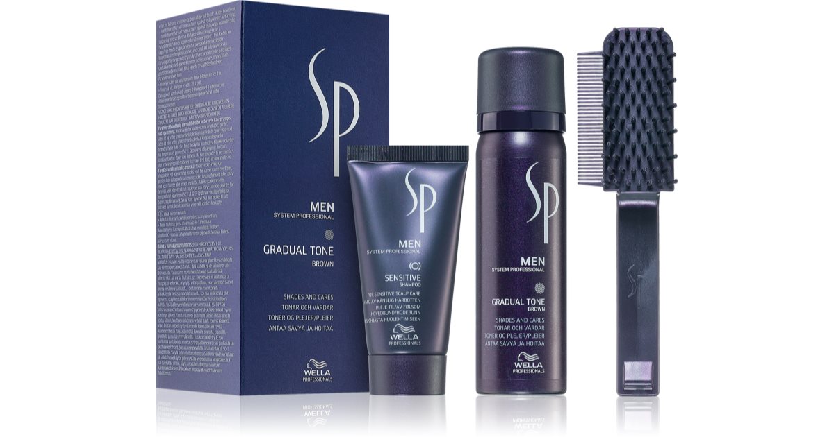 Wella Professionals SP Men комплект Brown(за сива коса ) за мъже ...