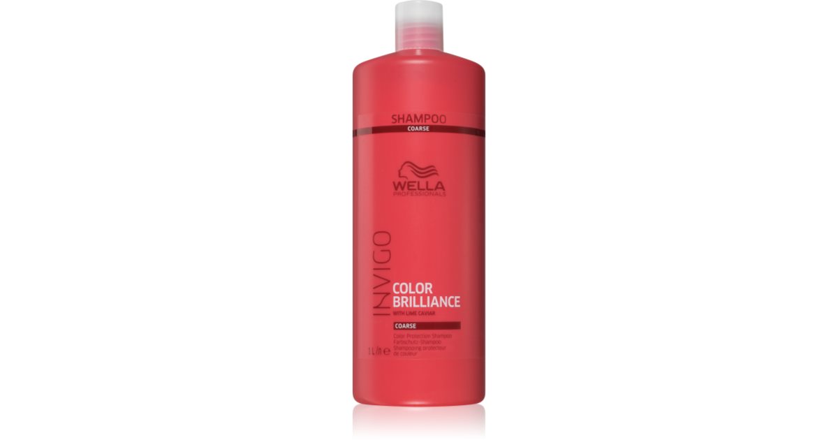 Wella Professionals Invigo Color Brilliance champô por cabelos grossos ...