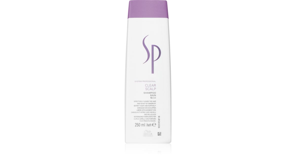 Wella Professionals SP Clear Scalp anti-dandruff shampoo Review ...