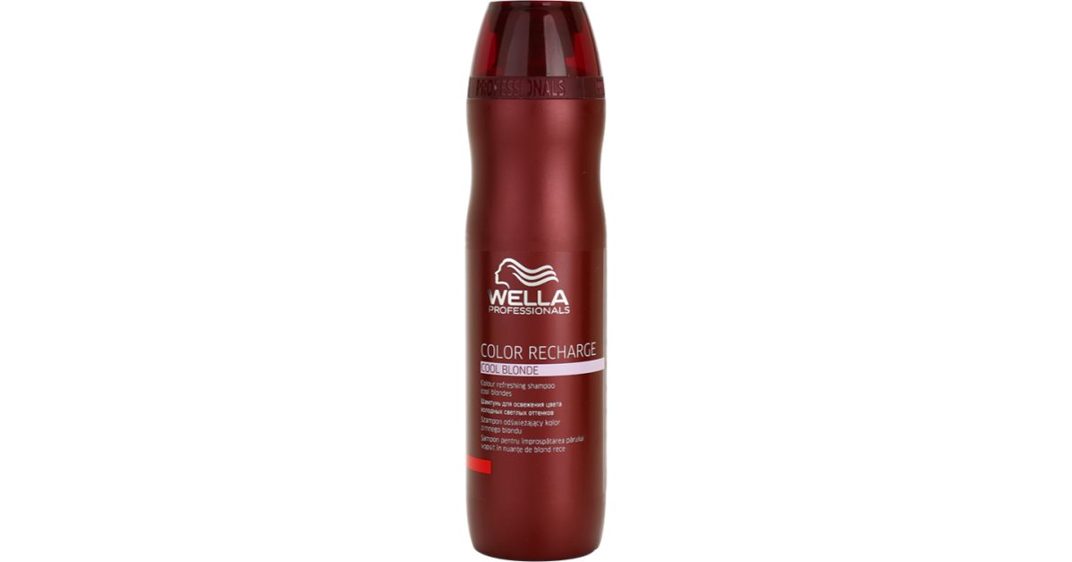 Wella Professionals Color Recharge champú violeta para tonos rubios ...