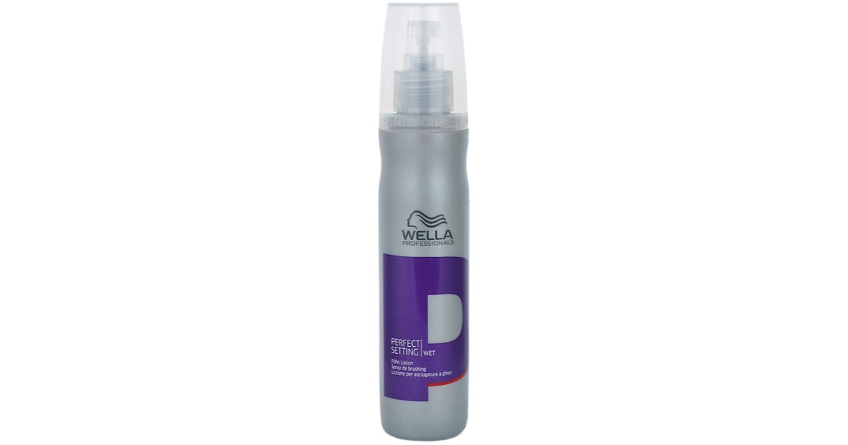 Wella Professionals Wet Perfect Setting spray de cabelo para volume e ...