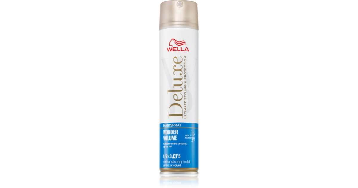 Wella Deluxe Wonder Volume лак за коса със силна фиксация за обем ...