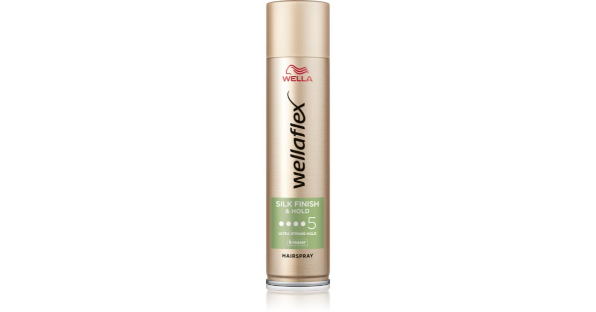 Wella Wellaflex Silk Finish & Hold extra strong hold hairspray | notino ...