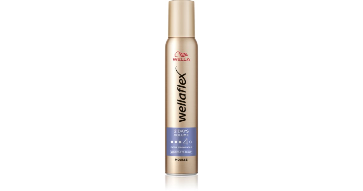 Wella Wellaflex 2 Days Volume Styling Mousse for abundant volume ...