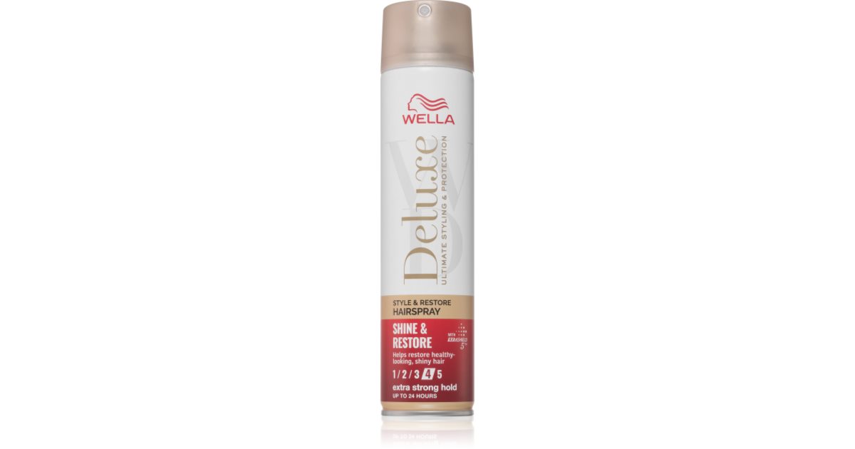 Wella Deluxe Shine & Restore mocny lakier do włosów