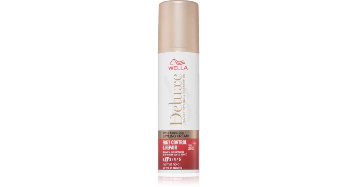Wella Deluxe Style & Restore styling cream for smoothing and restoring ...