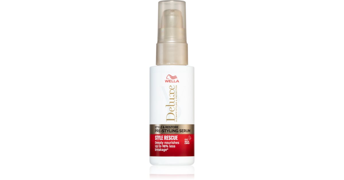 Wella Deluxe Style & Restore uudistava seerumi hiusten vahvistamiseksi ...
