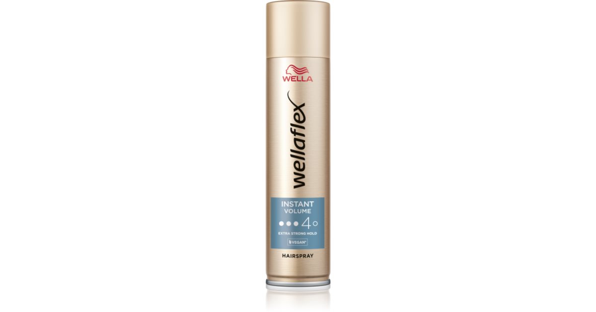 Wella Wellaflex Instant Volume Boost strong-hold hairspray for extra ...