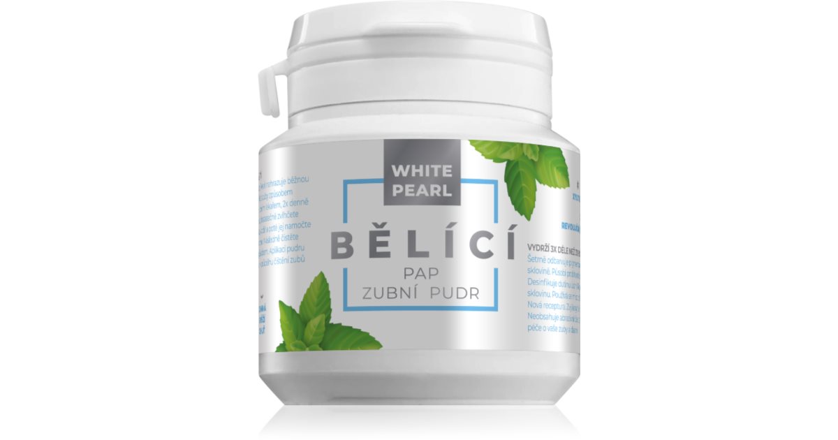 White Pearl PAP Teeth Whitening Powder whitening tooth powder | notino ...