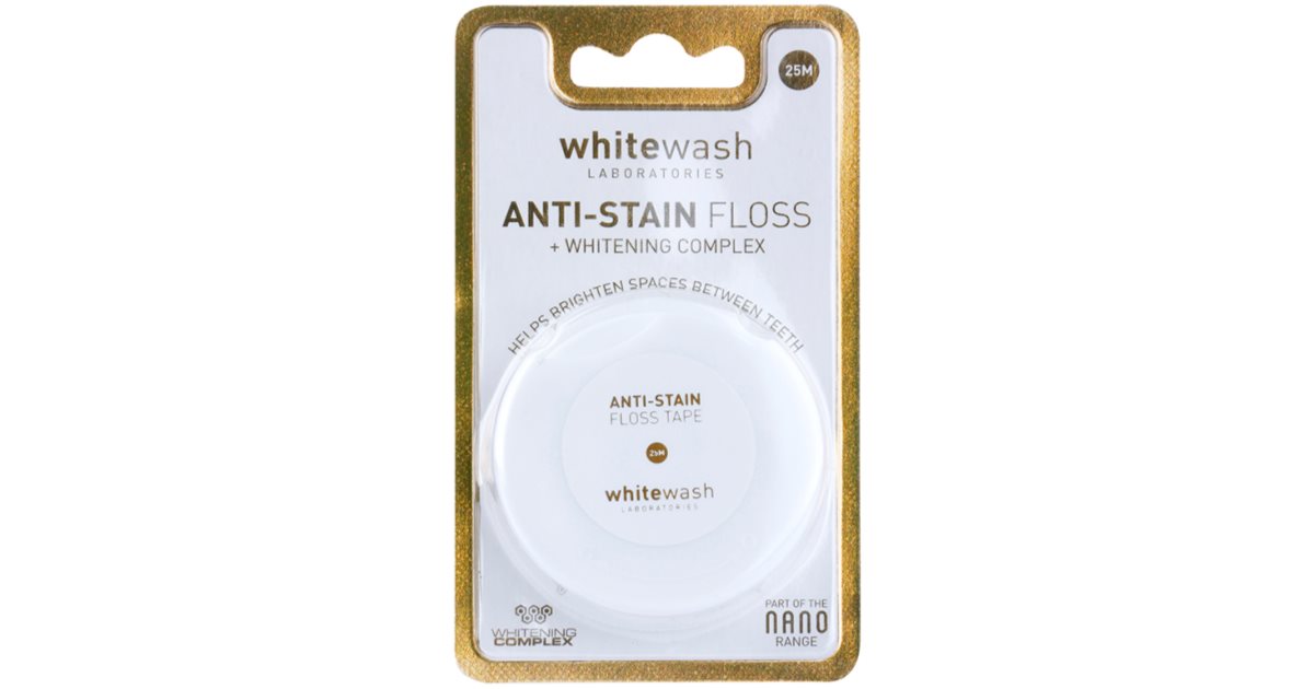 Whitewash Nano Anti-Stain dental floss with whitening effect | notino.co.uk