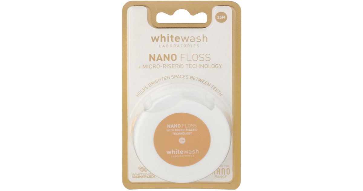 Whitewash Nano Dental Floss with Whitening Effect | notino.ie