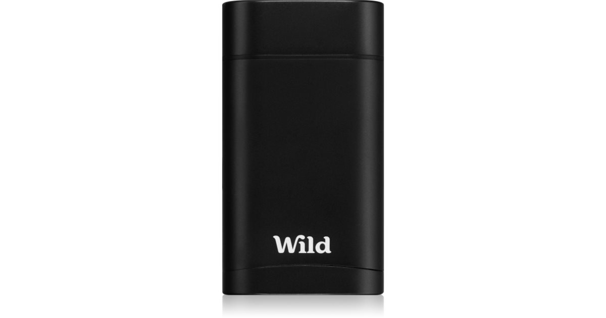 Wild Fresh Cotton & Sea Salt Men's Black Case déodorant solide avec ...