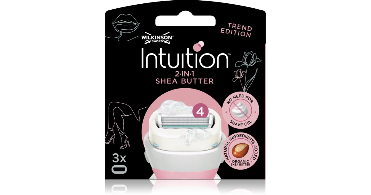 Wilkinson Sword Intuition 2in1 Shea Butter replacement blades | notino ...